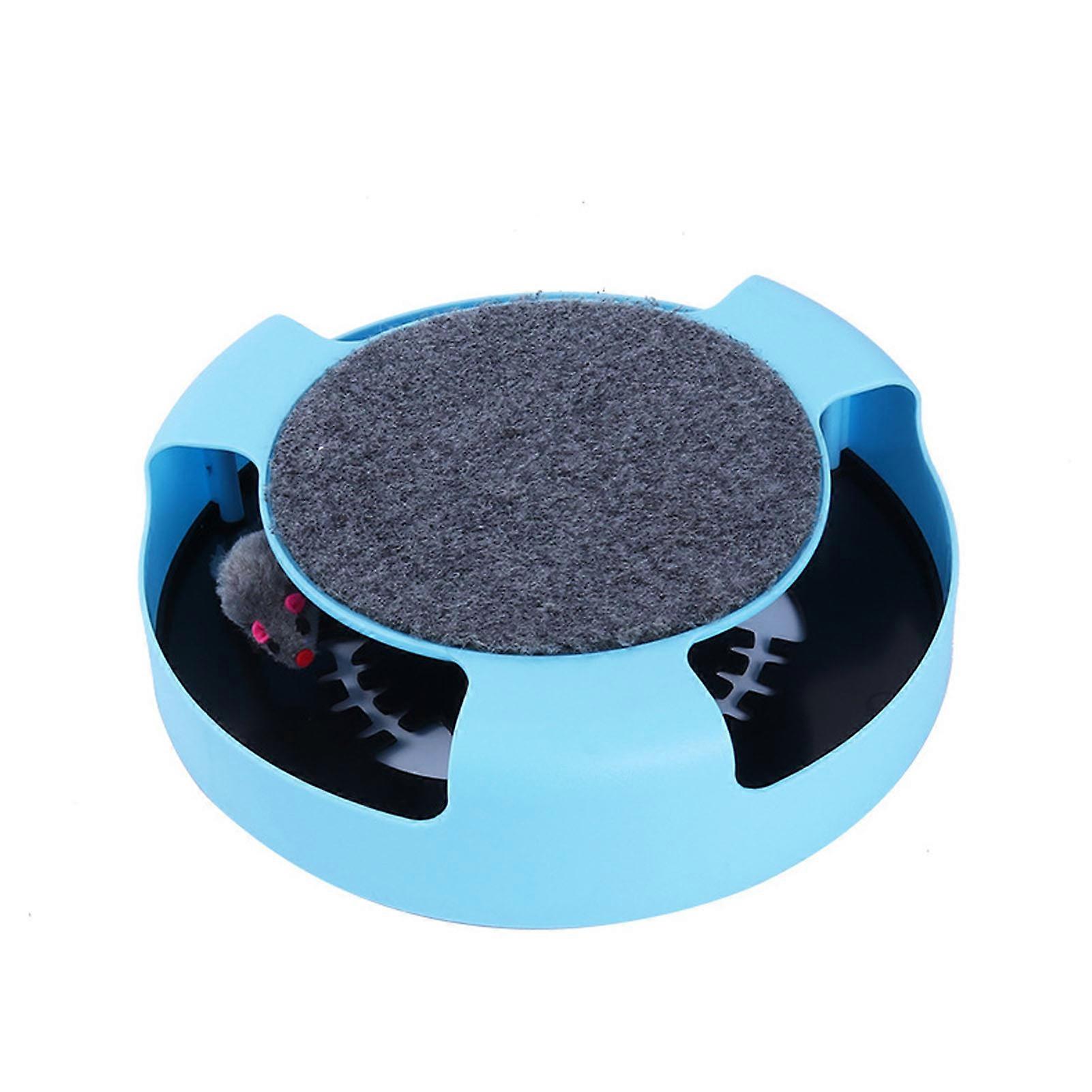 Catch Mouse Motion Cat Toy Interactive Fun Puzzle Rotating Cat Mouse ...