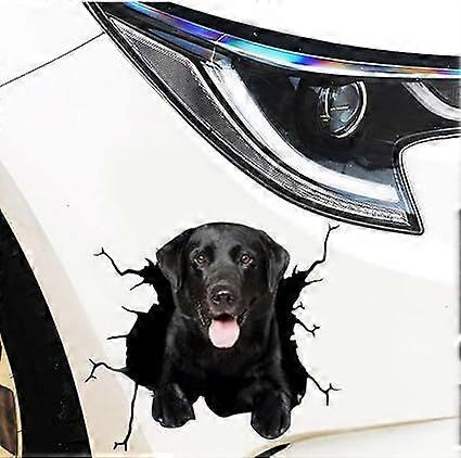 1PCS Dog Car Stickers, 3D Labrador Car Decals Personalized Stickers ...