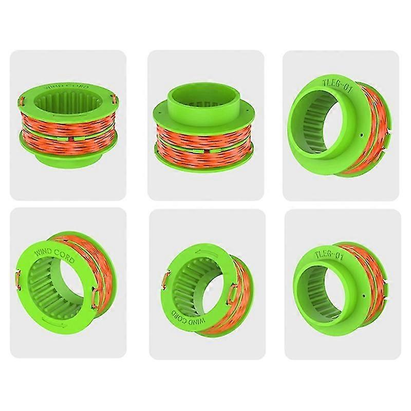 10Pcs 15ft / 4.6m Line Spools for EGO POWER+ 15-inch Lawn Mower ST1500 ...