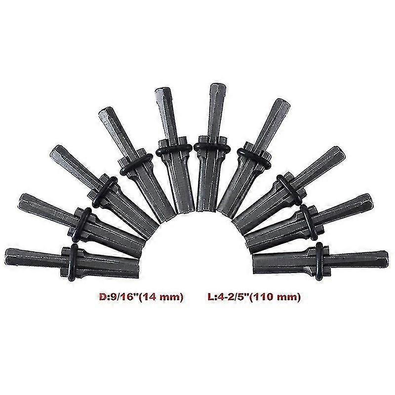 10 Pcs 9/16-Inch Plug Wedges Feather Shims for Concrete Rock Stone ...