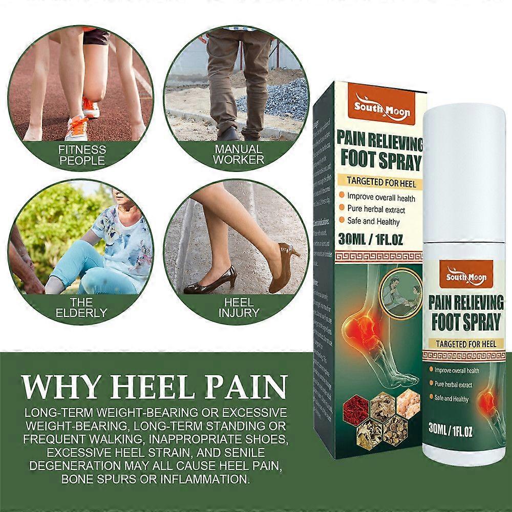 Heel Pain Spray Sole Bone Spurs Arthralgia And Myalgia Heel Pain Sole ...