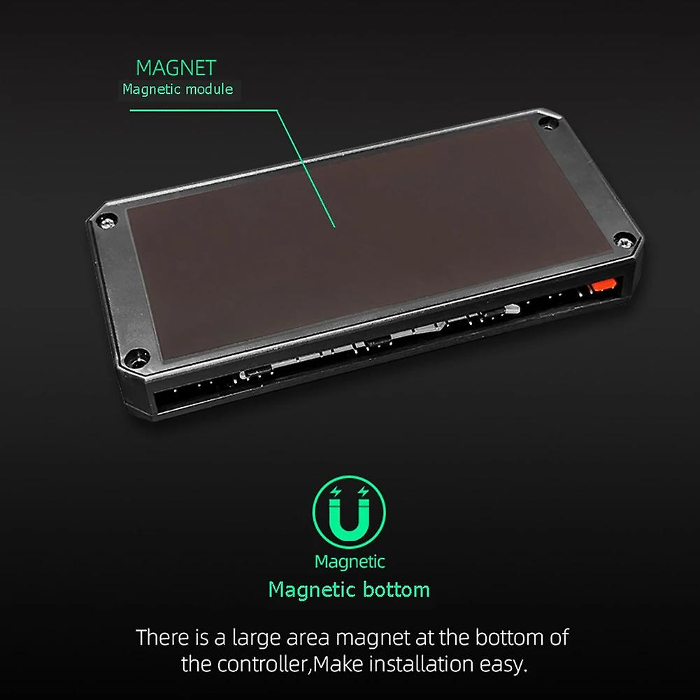 4pin Pwm 5v 3pin Argb Køleventilator Smart Intelligent Coolmoon Argb ...