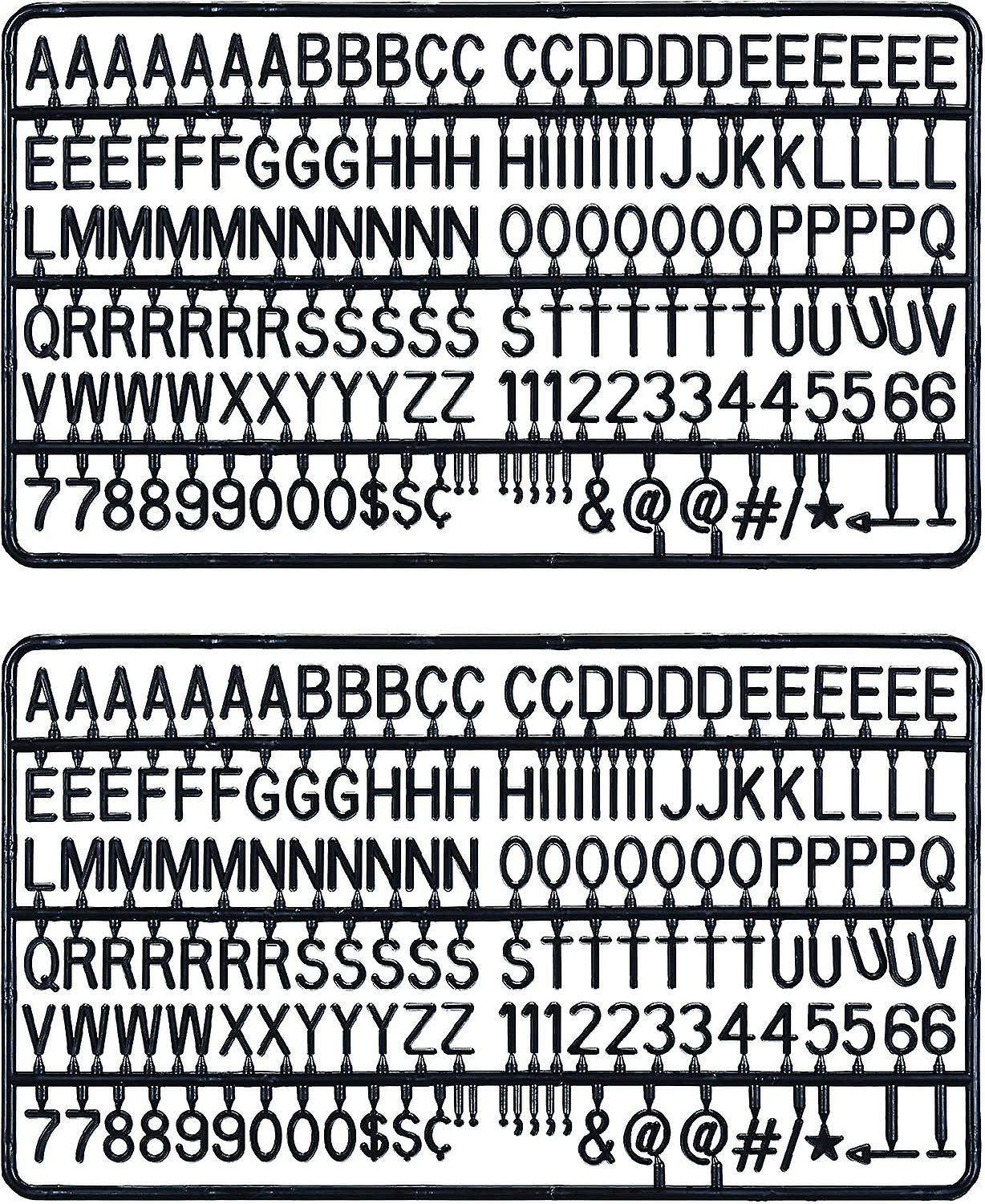 Letras de 3/4 de pulgada para tableros de cartas, 300 piezas que ...