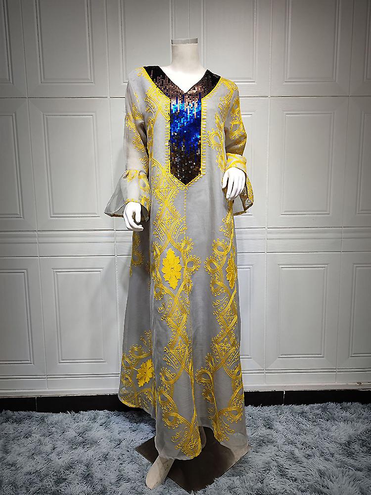 Ramadan Abaya Dubai Arabic Turkey Islam Muslim Long Dress Kaftans For ...