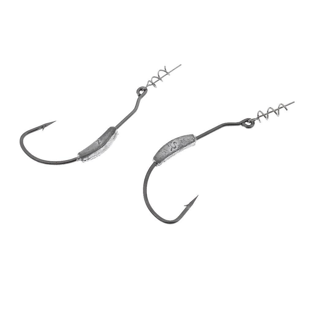 High-carbon Steel Weighted Swimbait Spring Fishing Hook with Twistlock ...