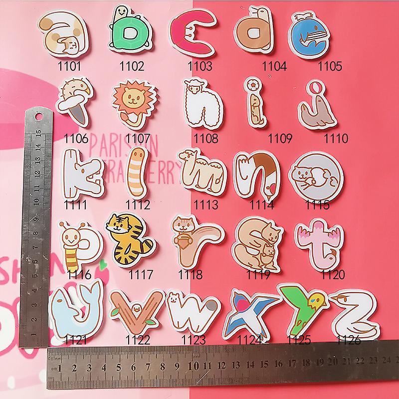 Jumbo Magnetic Letters Colorful ABC Alphabet Animal Shape Toys Large ...