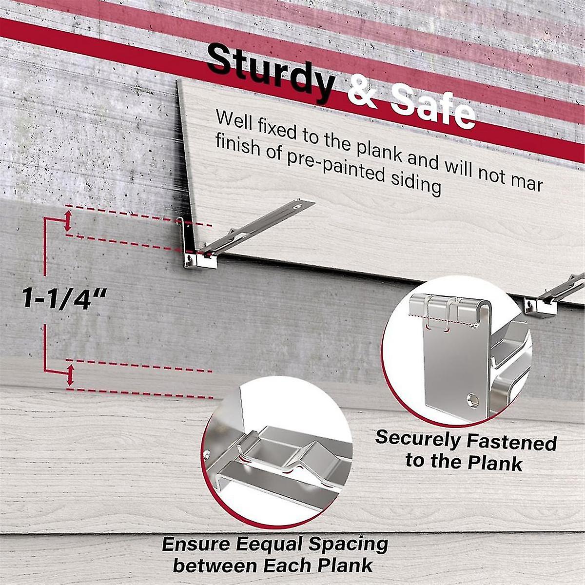 Siding Installation Tools, 2 Pack of Fiber Cement Siding 1-1/4-Inch ...