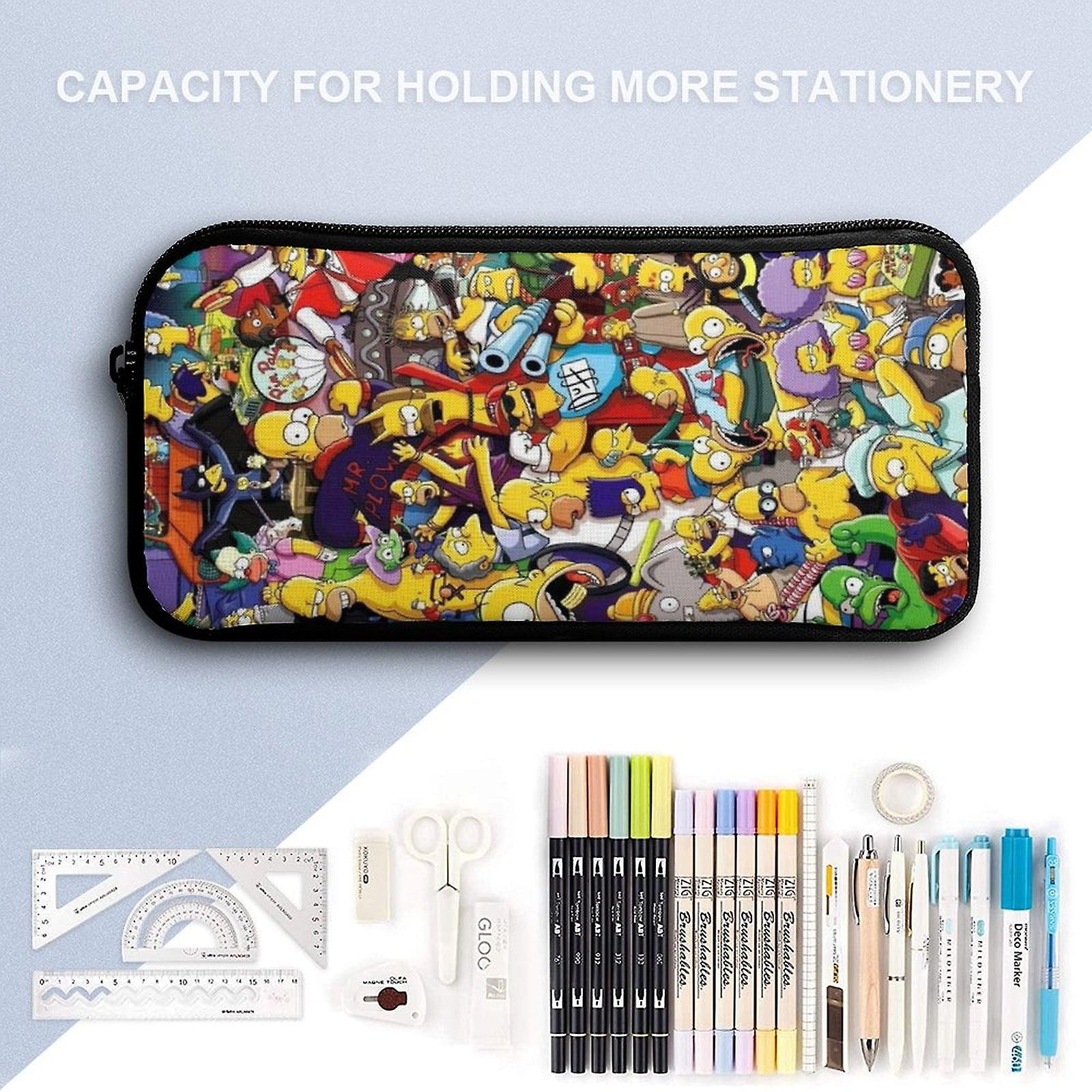 Simpsons Backpack With Lunch Bag Pencil Bag 3D Printing Cartoon ...