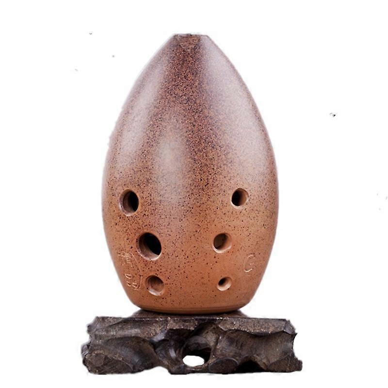 Tao Xun Antique Clay Hand Polished Fired Ceramic 8 Holes Ocarina ...