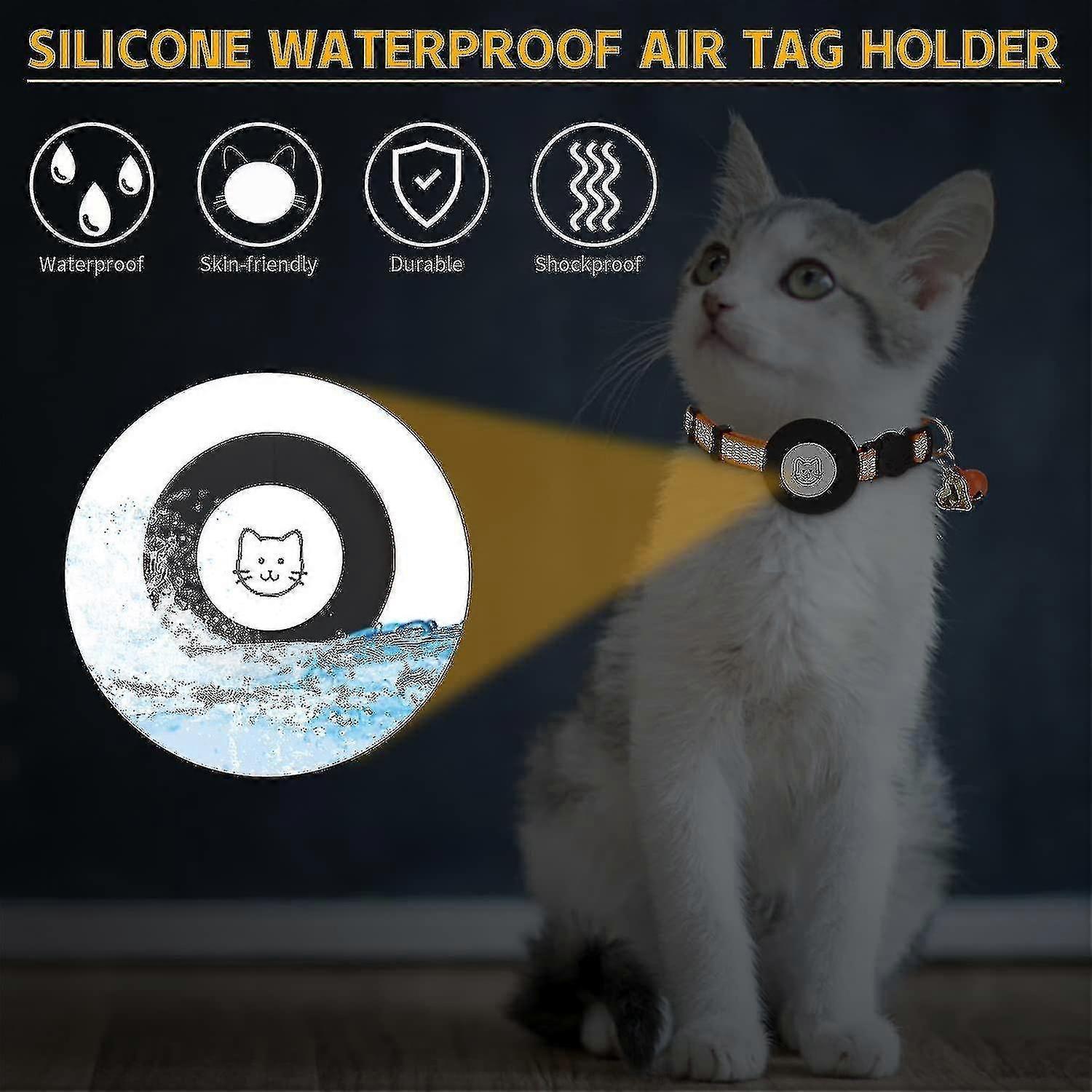 Tag Cat Collar Breakaway With Gps H, Safety Le And For Cat Kitten ...