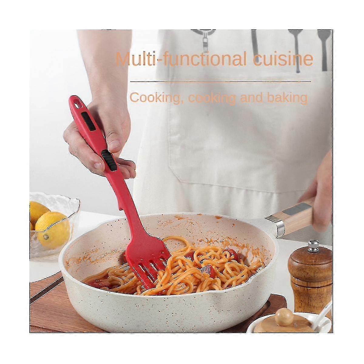 Silicone Flexible Fork, Heat-resistant Cooking Fork Tools Dishwasher ...