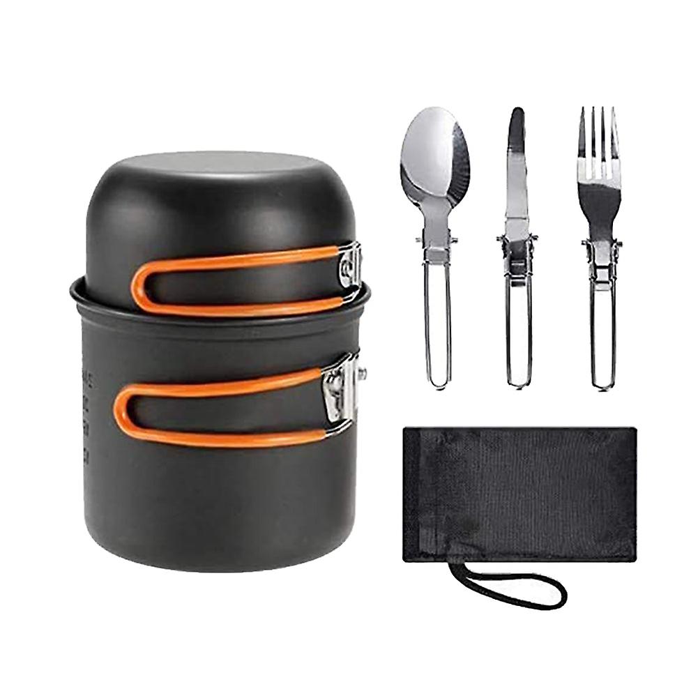Outdoor camping hiking tableware aluminium alloy cookware utensils ...
