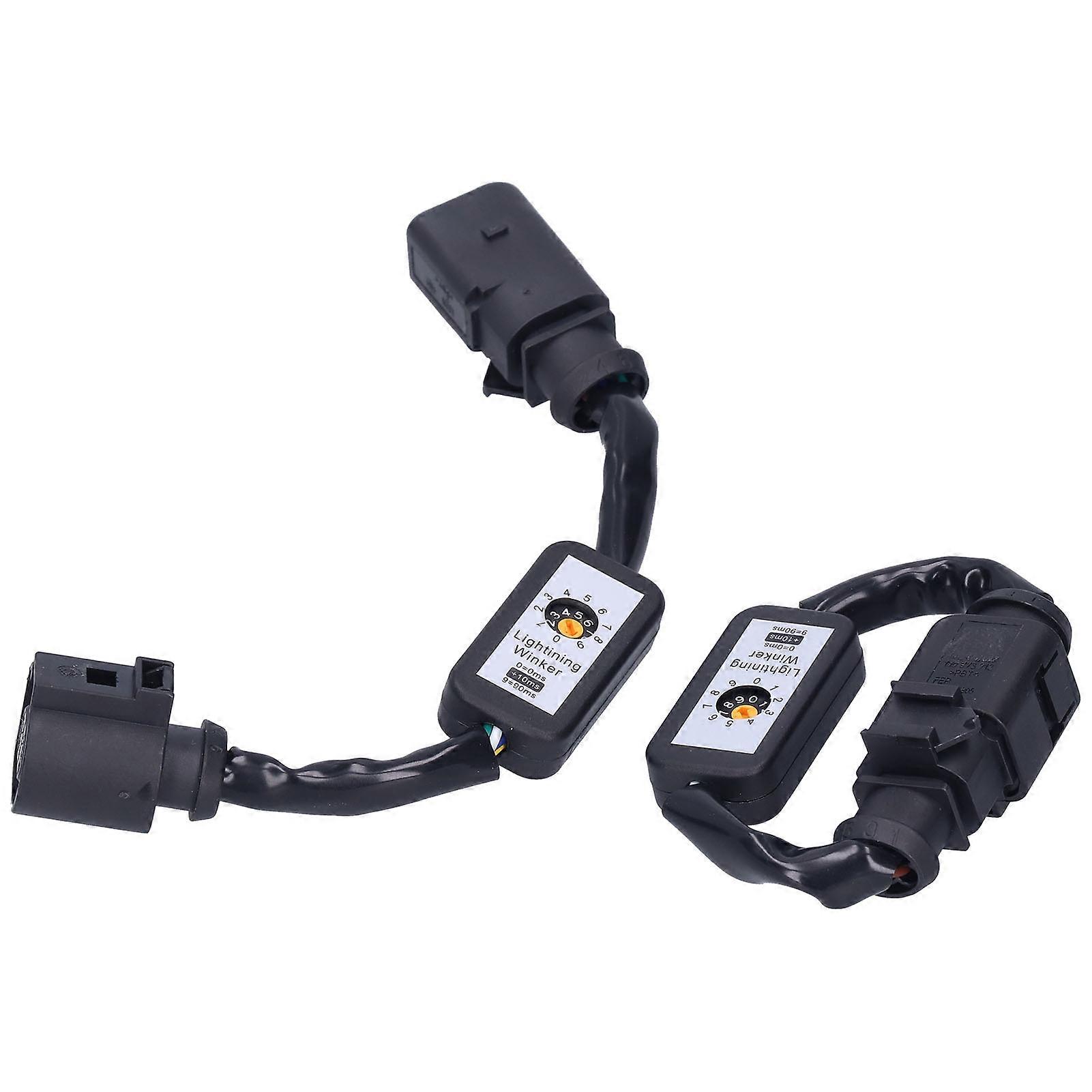 LED Tail Lights Dynamic Turn Signal Adapter Harness Blinker Module Kits ...