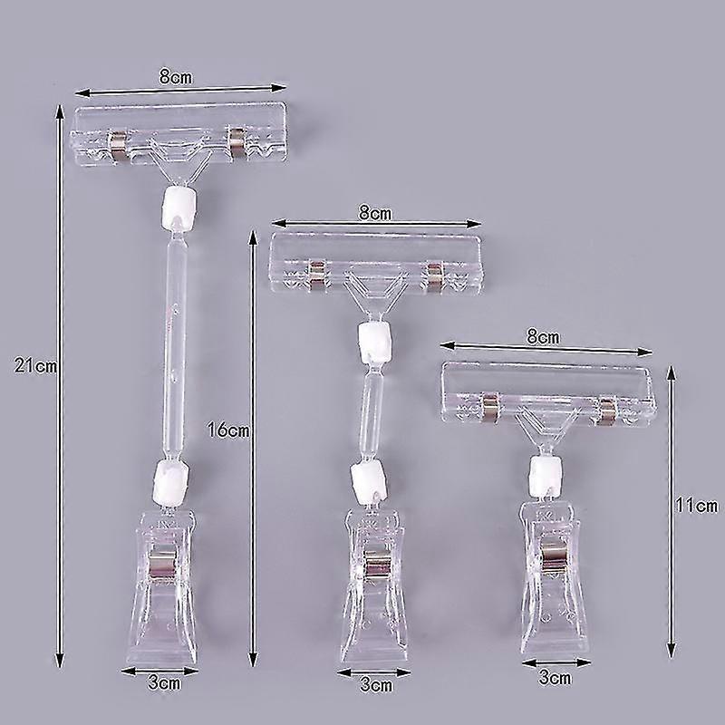 Plastic Shelf Clamp Price Label Tag Advertising Clips Holders Sign ...