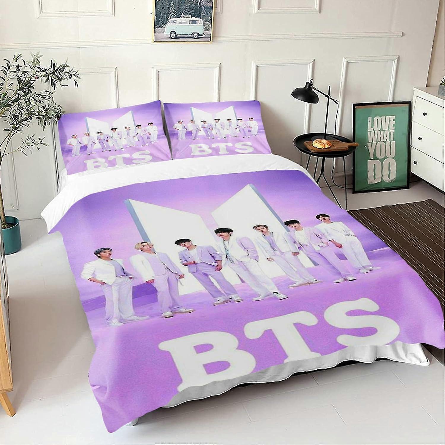 BTS Bangtan Boys Bedding Set, for Teenagers, BTS Bangtan Boys, 3D Print ...