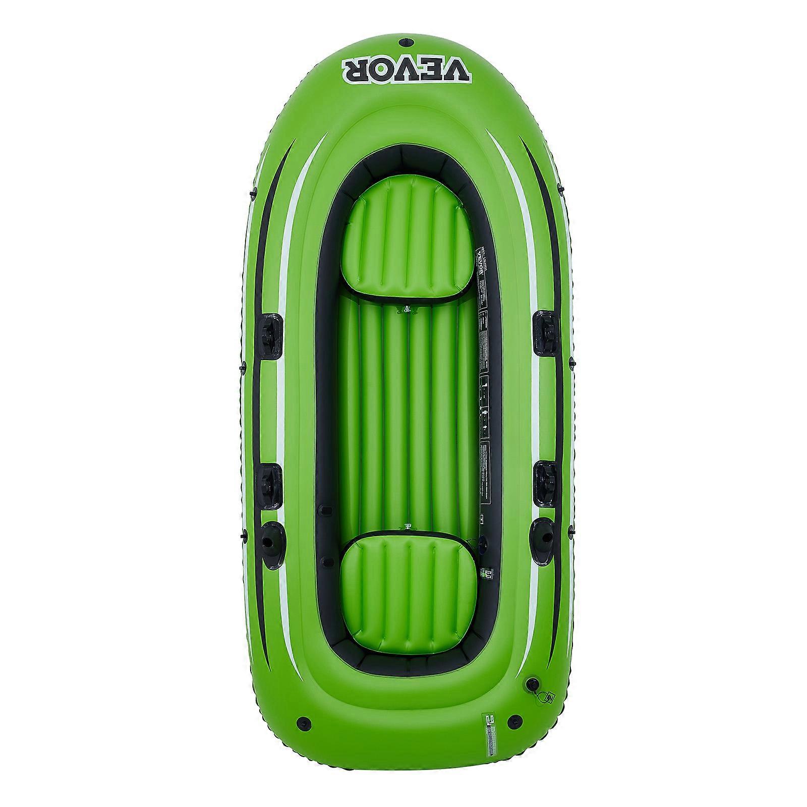 Inflatable Boat,Strong PVC Portable Boat Raft Kayak, High-Output Pump ...