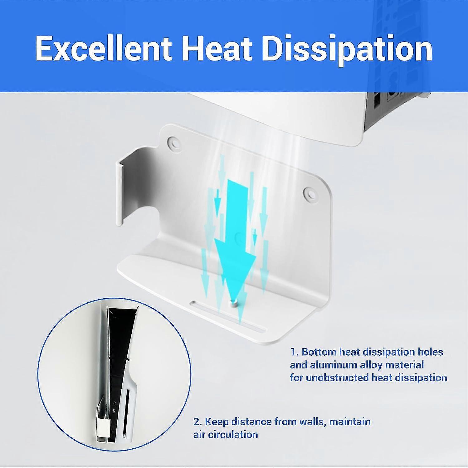 Aluminum Wall Mount for Playstation 5 Slim Digital Edition & Disc ...