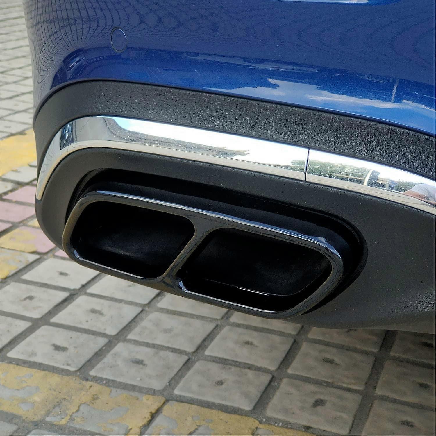 Car Stainless Steel Rear Exhaust Muffler For Mercedes For Benz C-class ...