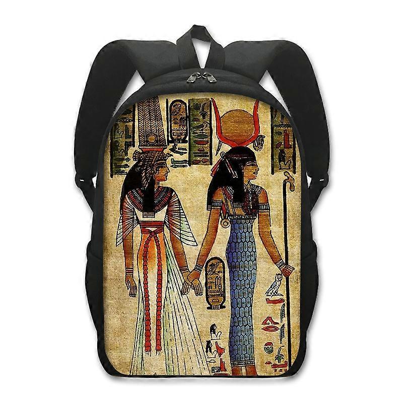 Egyptian Art Print Backpack for Teenager Boys Girls Children School ...