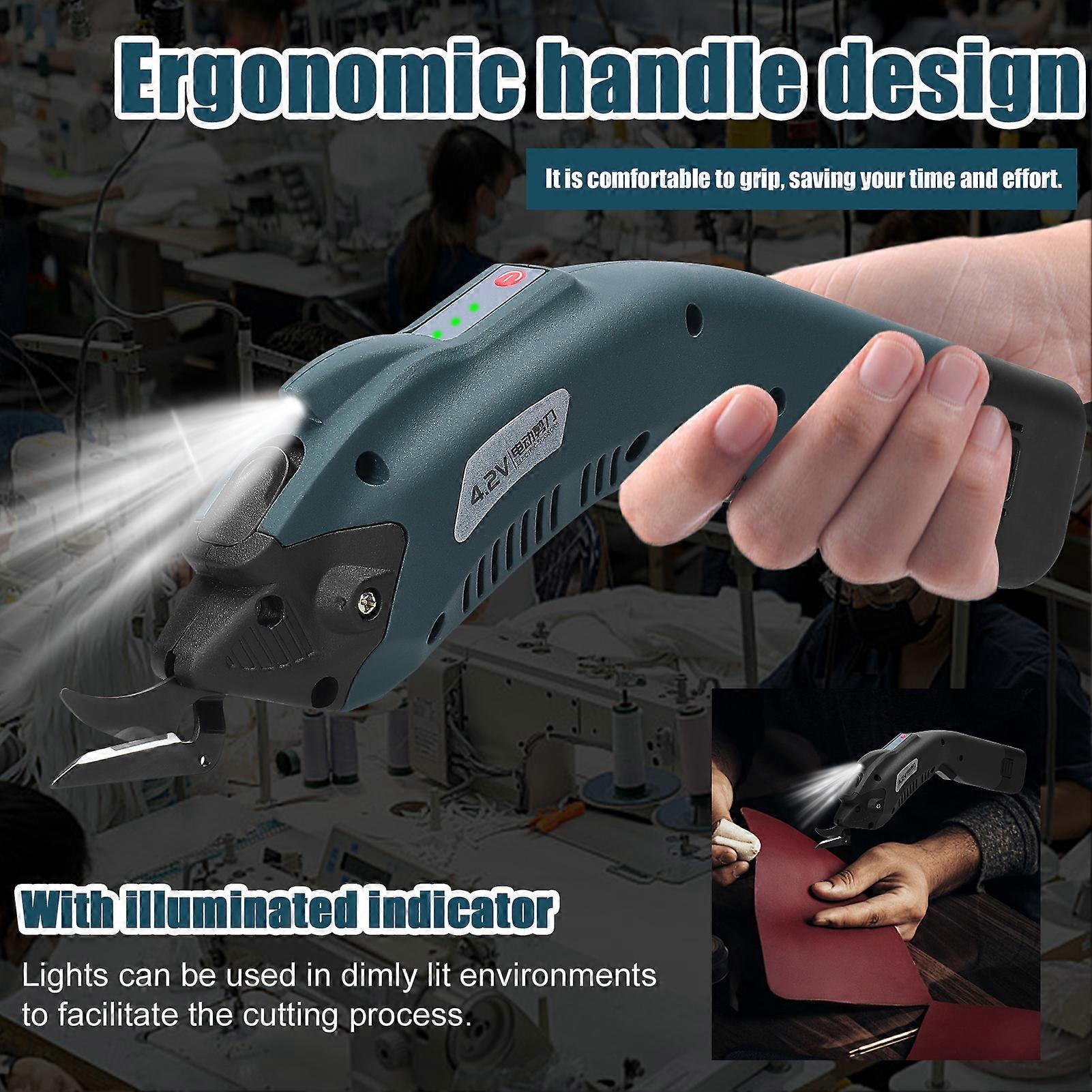 4.2V Electric Cloth Cutter High Speed Motor Portable Fabric Cutting ...