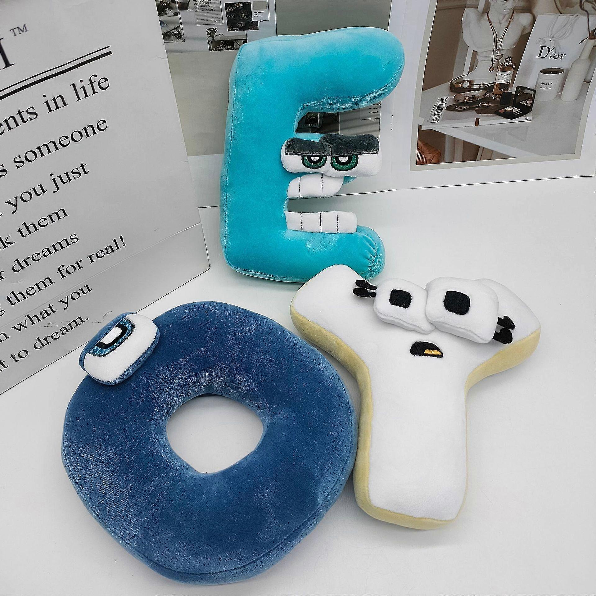 Alphabet Lore Plush Toys English Letter Stuffed Animal Soft Doll Toys ...