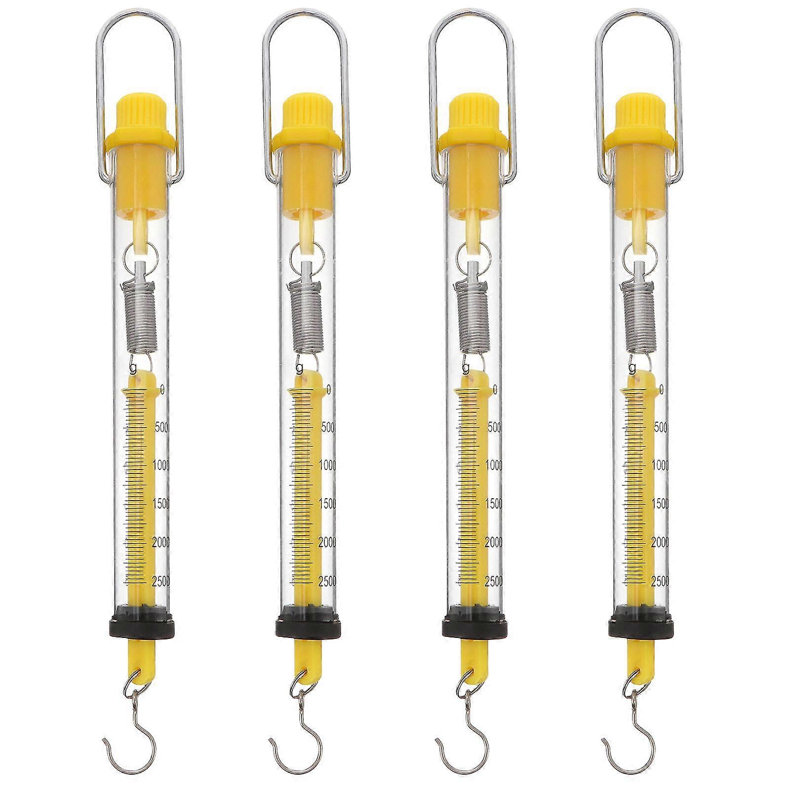 4pcs Spring Scale Tubular Spring Scale Newton Force Meter Dynamometer Hook Scale Fruugo Uk