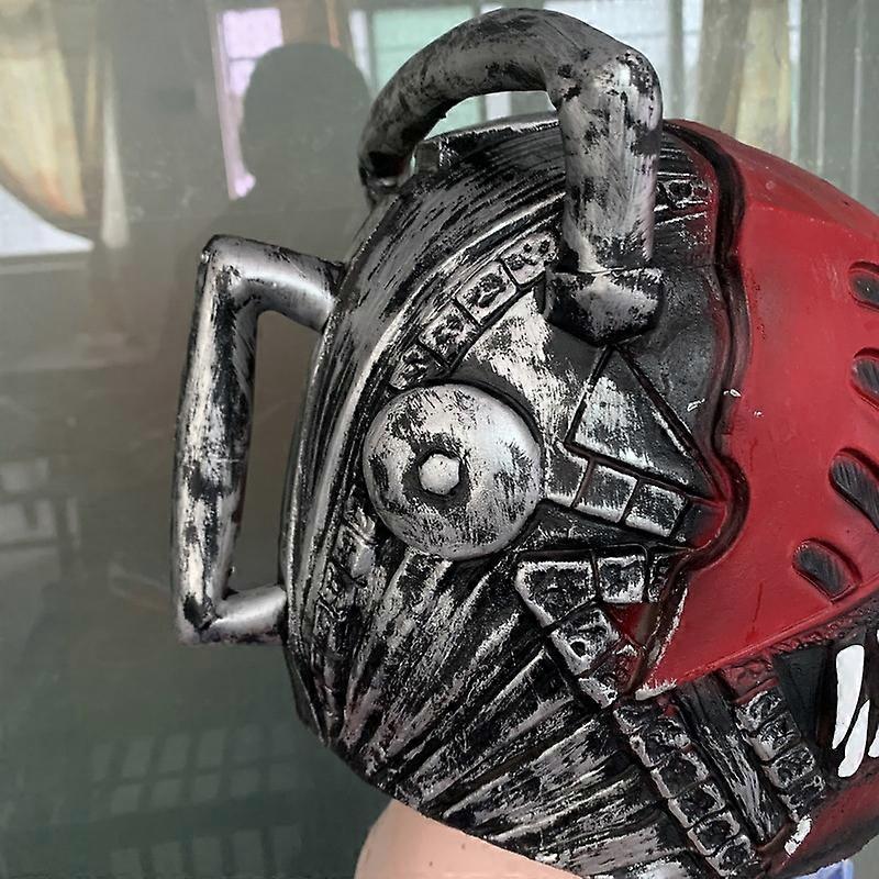Anime Chainsaw Man Can Wear Helmet Role Saw Masks Sickle Denji Saw ...