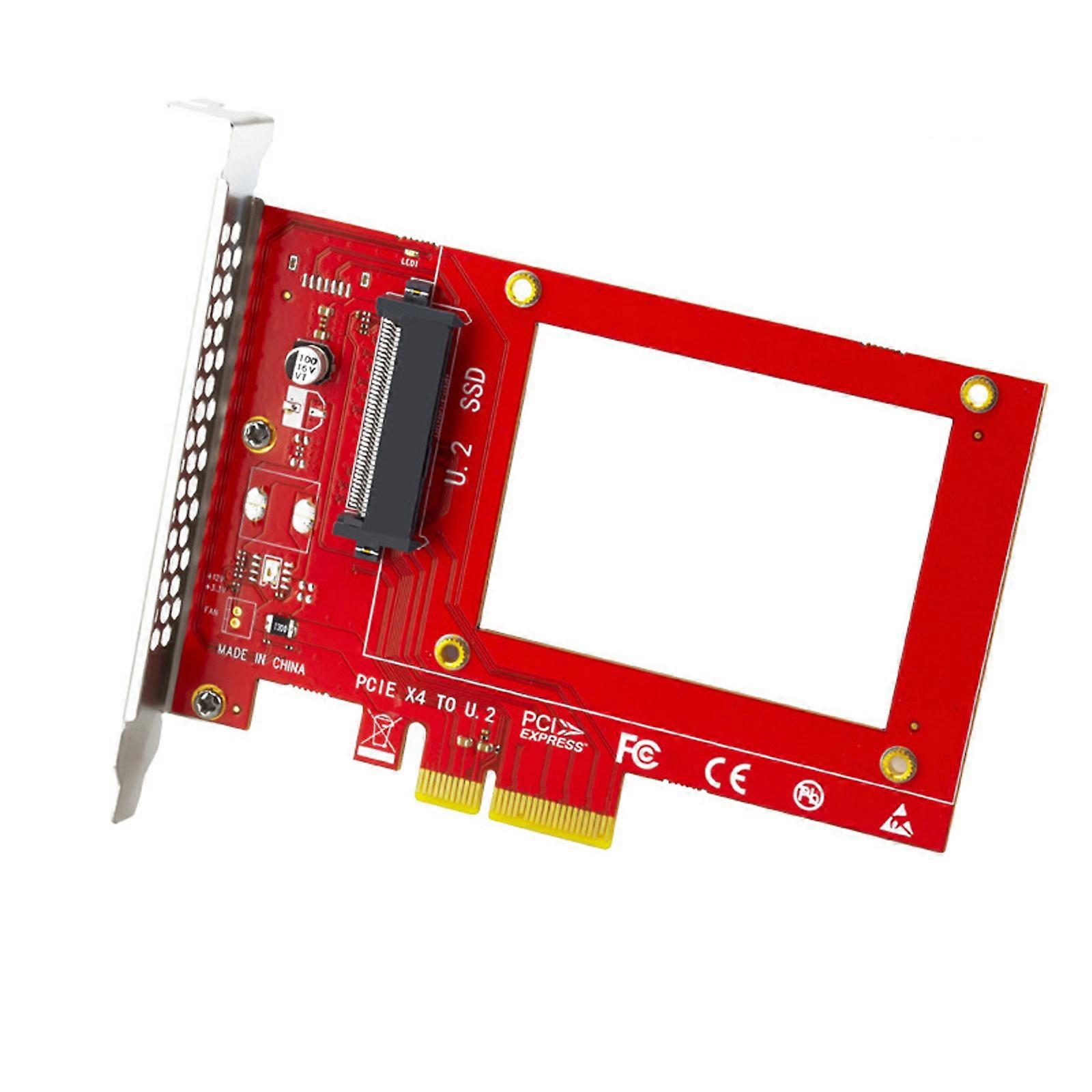 U.2 SSD to PCIe X4 3.0 Adapter SFF-8639 PCIe Adapter PCIe NVMe SSD Converter | Fruugo UK