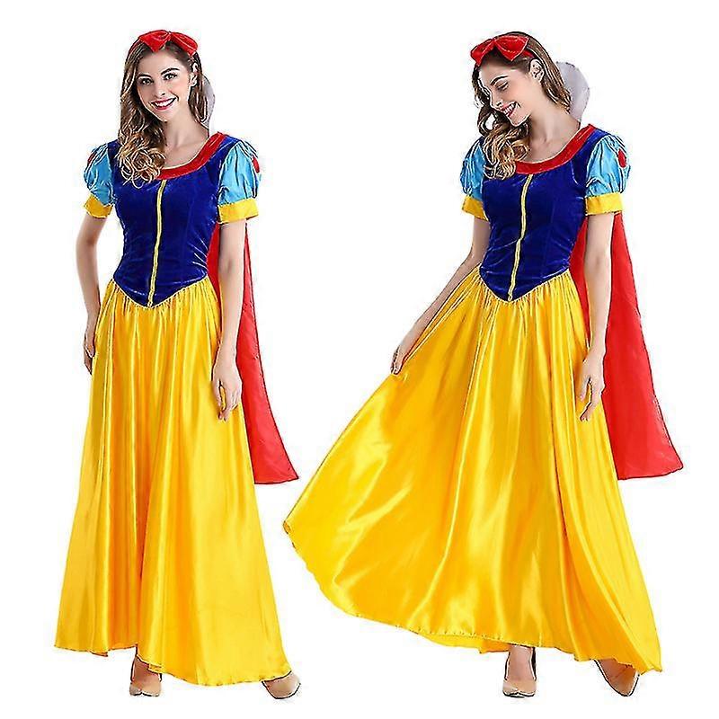 Snow White Cosplay Costume Disney Snow White Princess Dress Girl ...