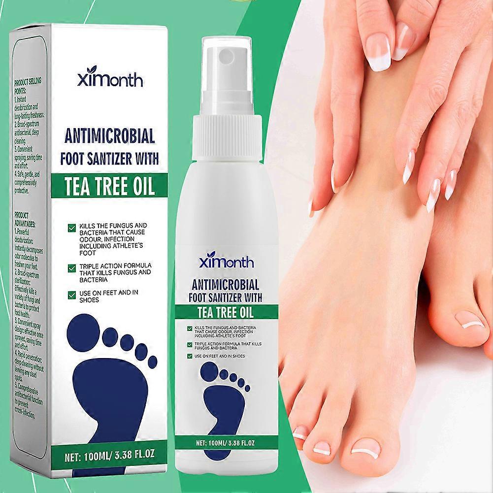 Foot Sanitizer Spray with Tea Tree Oil, Tea Tree Oil Spray for Foot and ...
