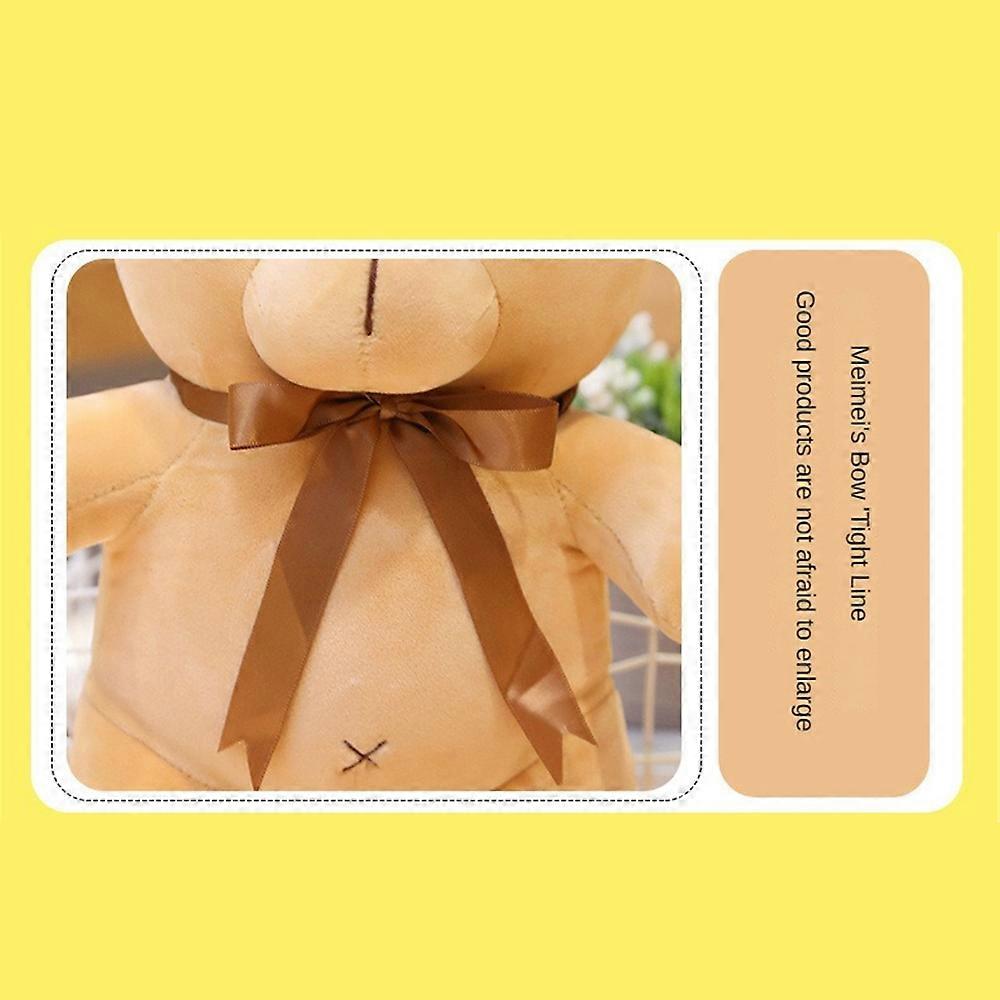 Colorful Down Cotton Bear Five-color Ribbon Teddy Bear Doll Childrens ...