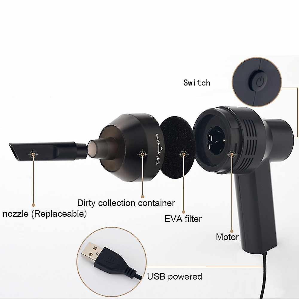 Air Duster, Electric Cordless Air Duster Cleaner With Rechargeable ...