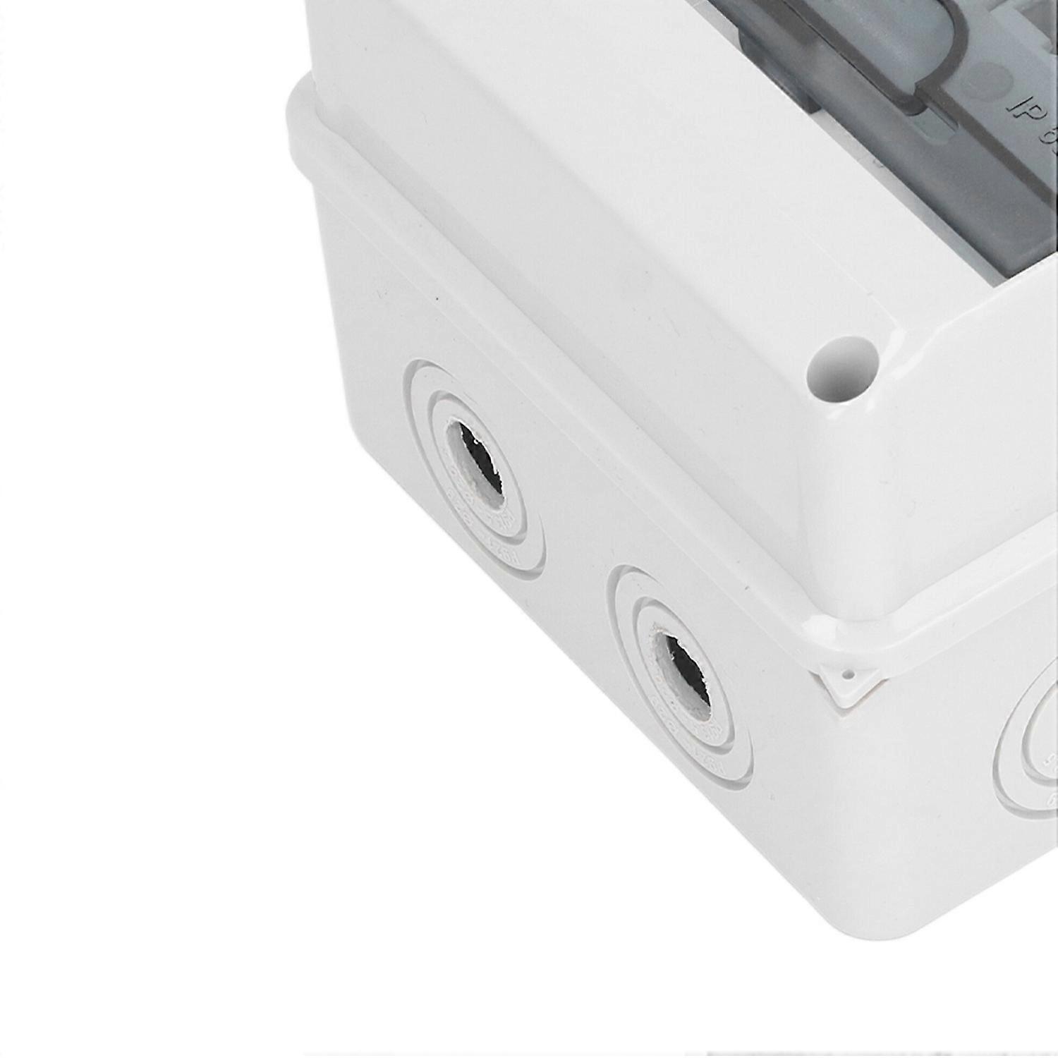 Surface Mount Distribution Box with 250VAC 10‑16A 3 Hole Socket MCB ...