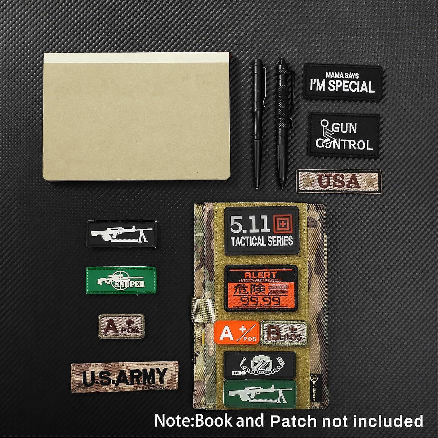Military Log Book Cover, 5.5" x 8" Army Tactical Notebook | Fruugo UK