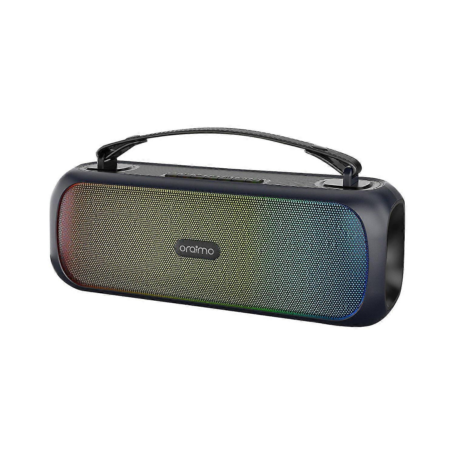 Oraimo Wireless Speaker OBS-75D Boom Powerful Sound Massive Bass Dynamic Light Effects Portable ...