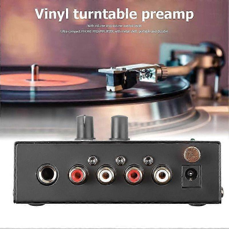 PP500 Phono Preamp Preamplifier with Level Volume Control Ultra-compact ...