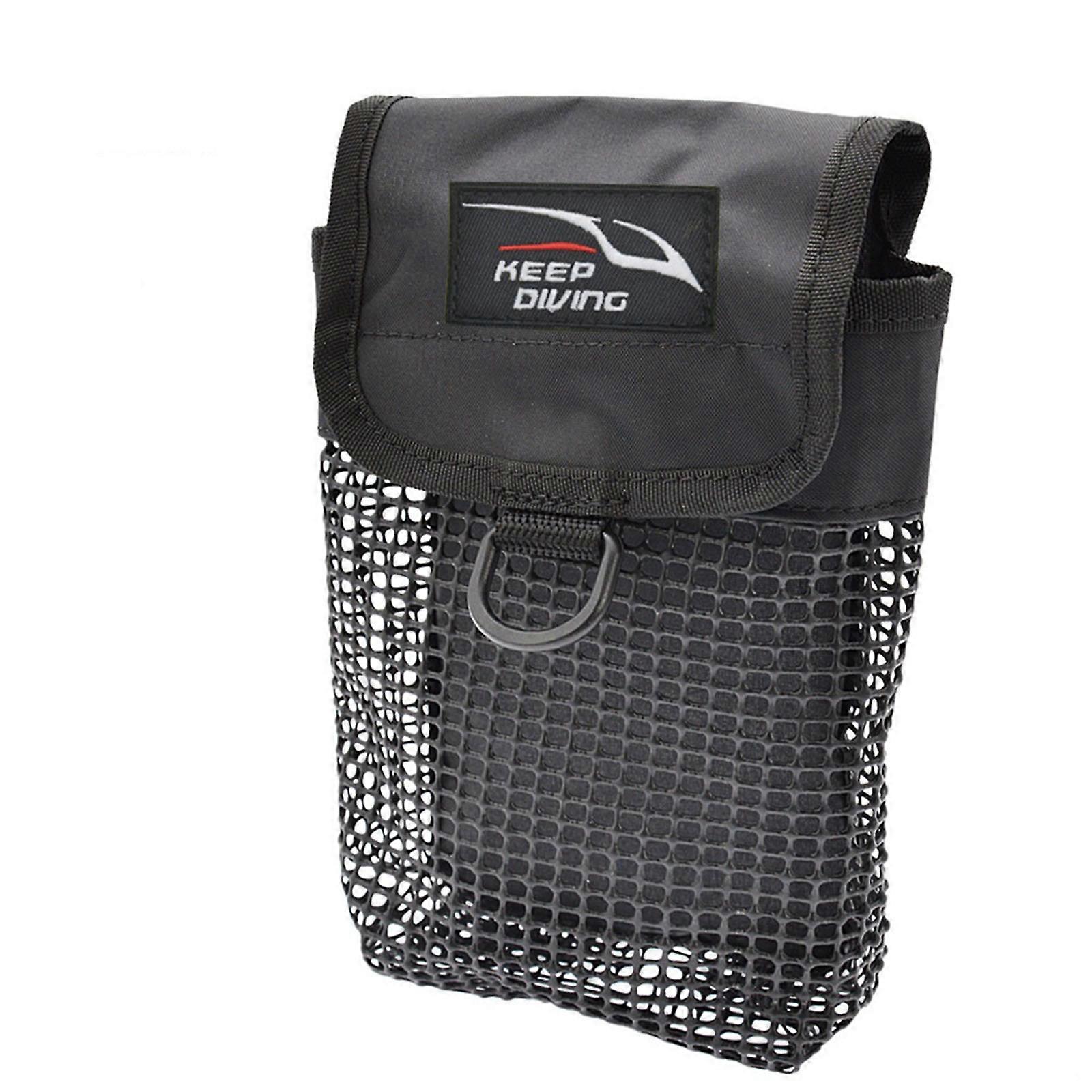 Scuba Diving Reel Bolt Snap Marker Buoy Storage Mesh Gear Bag Equipment ...