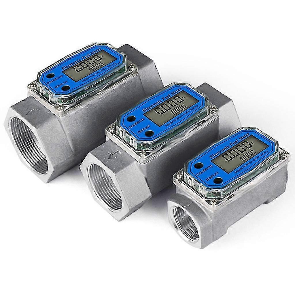 Flow Meter Liquid Turbine Sensor 1/2/2.5/3in Electronic Flow Meter ...