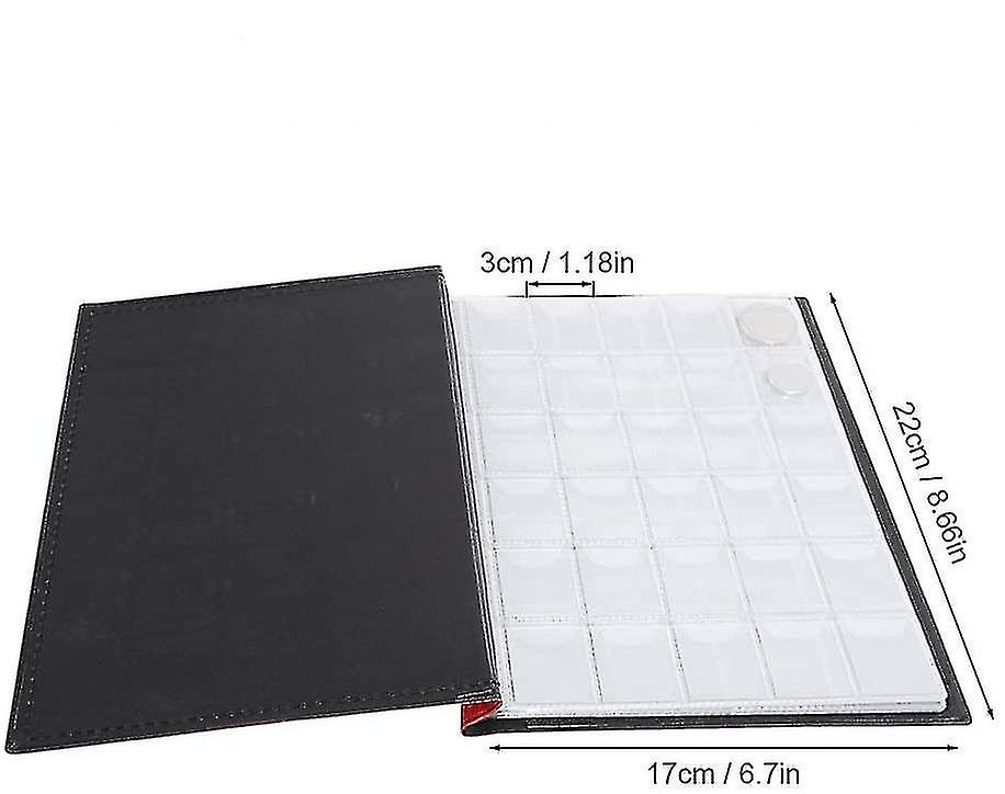 100 Pages Coin Album Coin Collectors 250 Pockets For Coin Storage Coin ...