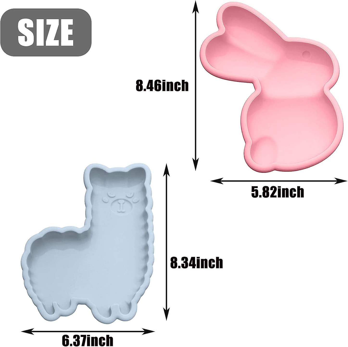 Easter Bunny Molds,3d Rabbit Alpaca Shape Cake Baking Mold,non-stick ...