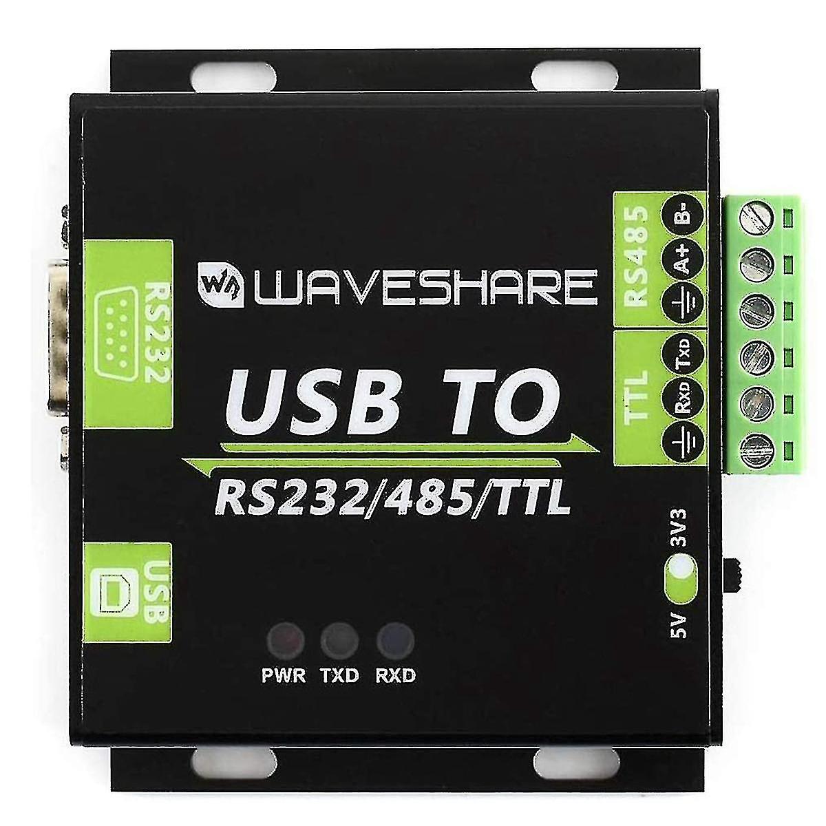 Waveshare Industrial Usb To Rs232/rs485/ttl Isolated Converter | Fruugo SE