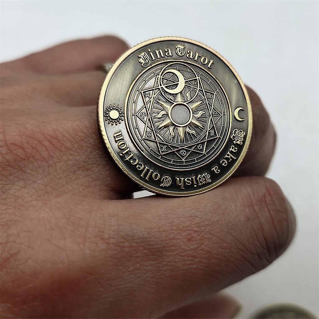 Divination Tarots Commemorative Coin Constellation Feng Shui Auspicious ...