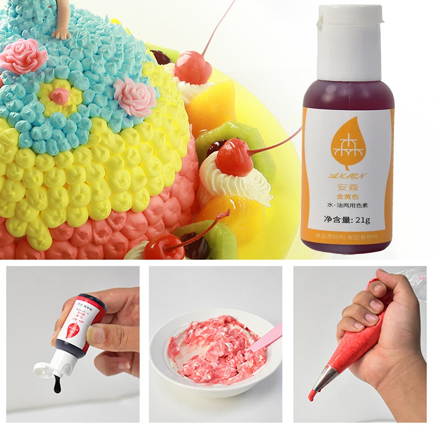 21g Bright Color Edible Food Coloring Soluble DIY Natural Ingredient ...