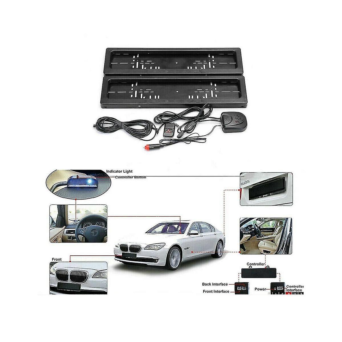 EU License Plate Car License Plate Shutter Car Number Roller Shutter ...