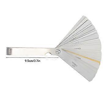 32 Piece Feeler Gauge Set with Metric and Imperial Scale Copper ...