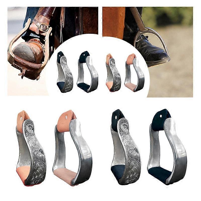 Stirrup Saddle Aluminium Fittings Stable Hand Engraved Design Small ...