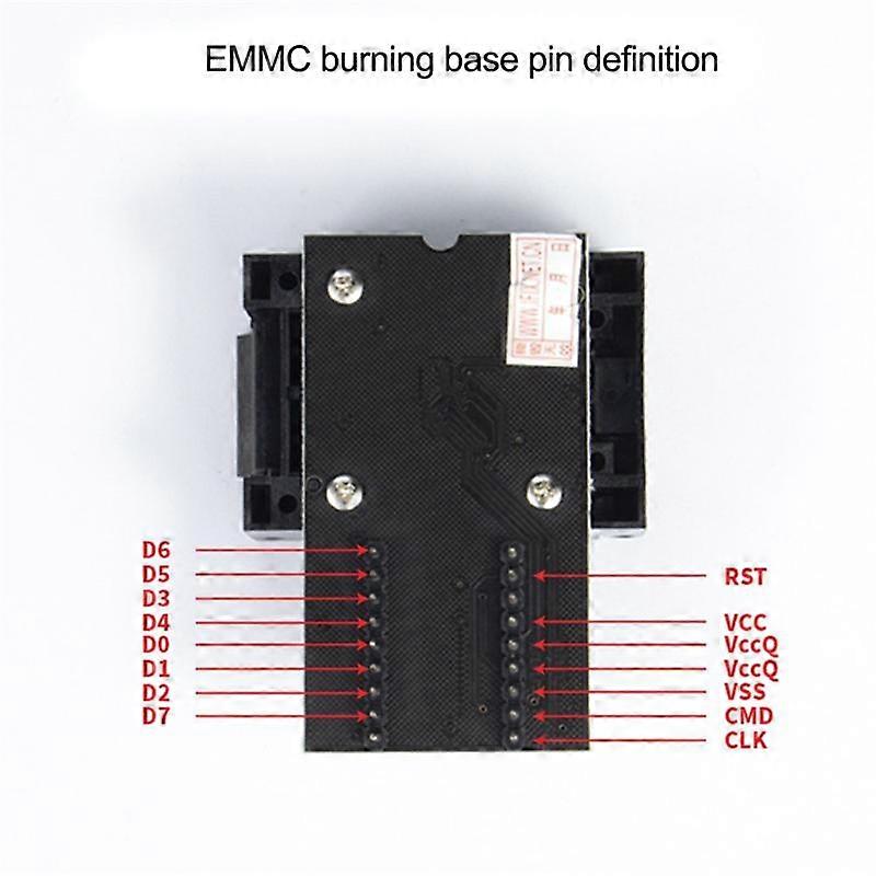 RT-BGA169-01 BGA169 / BGA153 EMMC Adapter V2.5 with 4Pcs BGA Bounding Box for RT809H Programmer ...