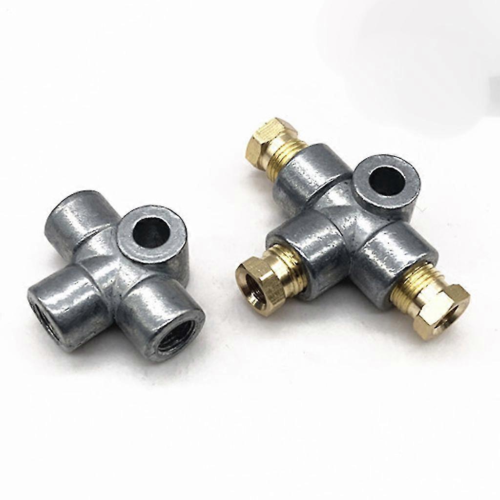 3 Way For T Piece Tee Brake Pipe With 3 M10 Male Nuts Short Metric ...