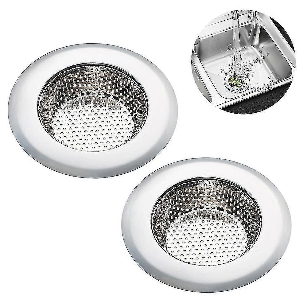Bran Drain Sieve 2 Set, Stainless Steel Kitchen Sink Shower Bathtub ...