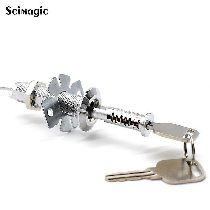 Secure Universal Garage Door Emergency Lock Core Pulling Lock Steel ...